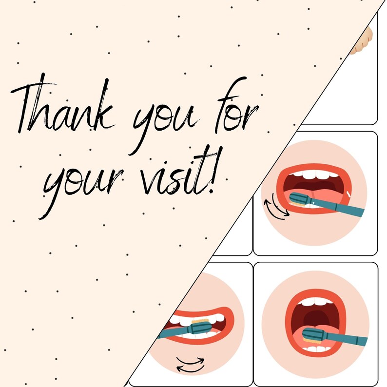 Brush Your Teeth Communication Visual, Life Skills for Autistic Child ...