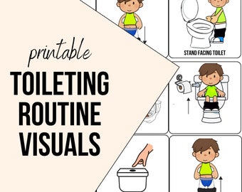 Potty Training Sequence for Boys, Non Verbal Autism, Life Skills for ...