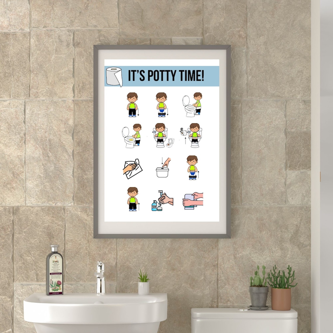 Potty Training Sequence for Boys, Non Verbal Autism, Life Skills for ...