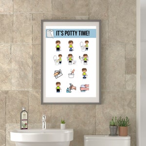 Potty Training Sequence for Boys, Non Verbal Autism, Life Skills for ...