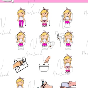 Potty Training Sequence for Girls, Non Verbal Autism, Life Skills for ...