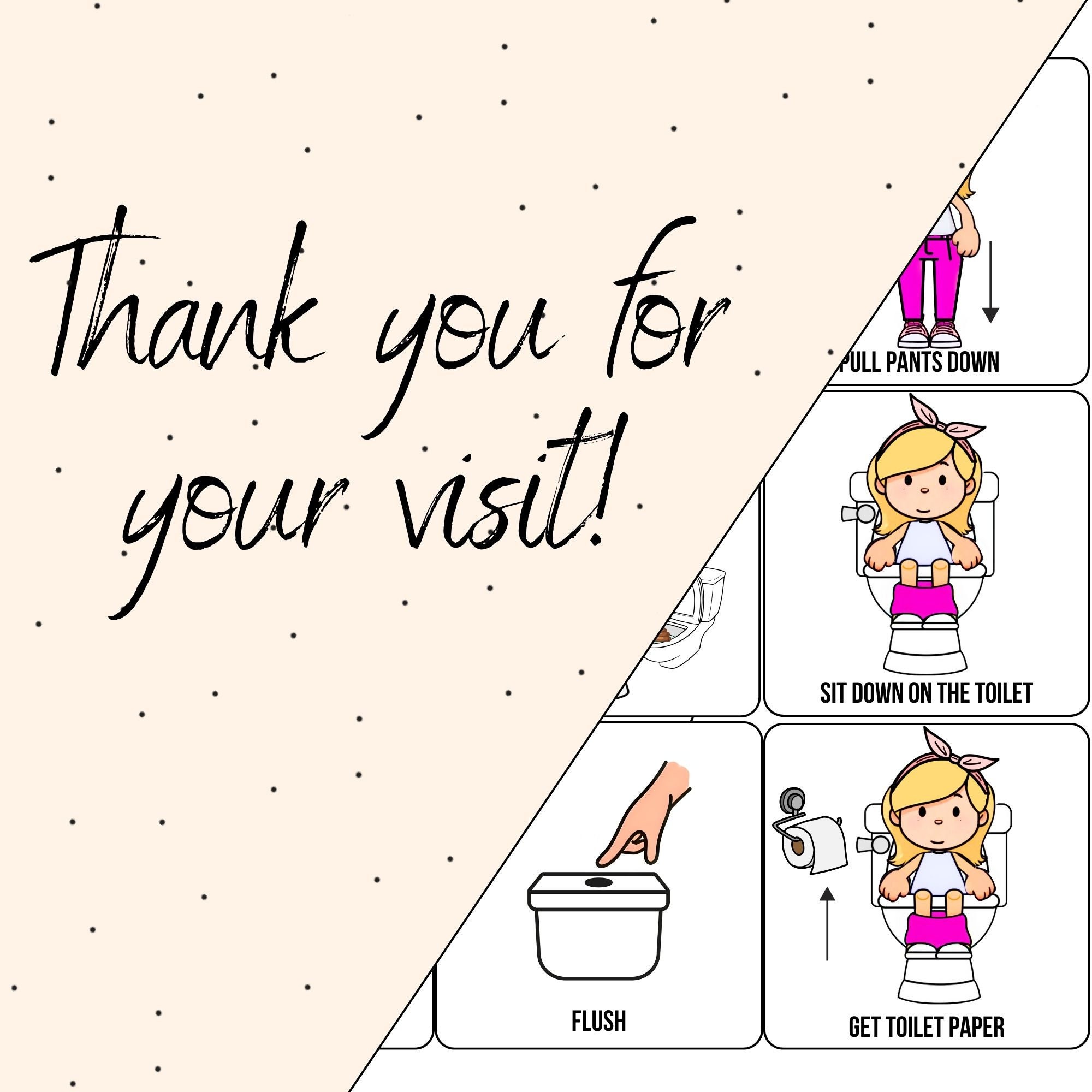 Potty Training Sequence for Girls, Non Verbal Autism, Life Skills for ...