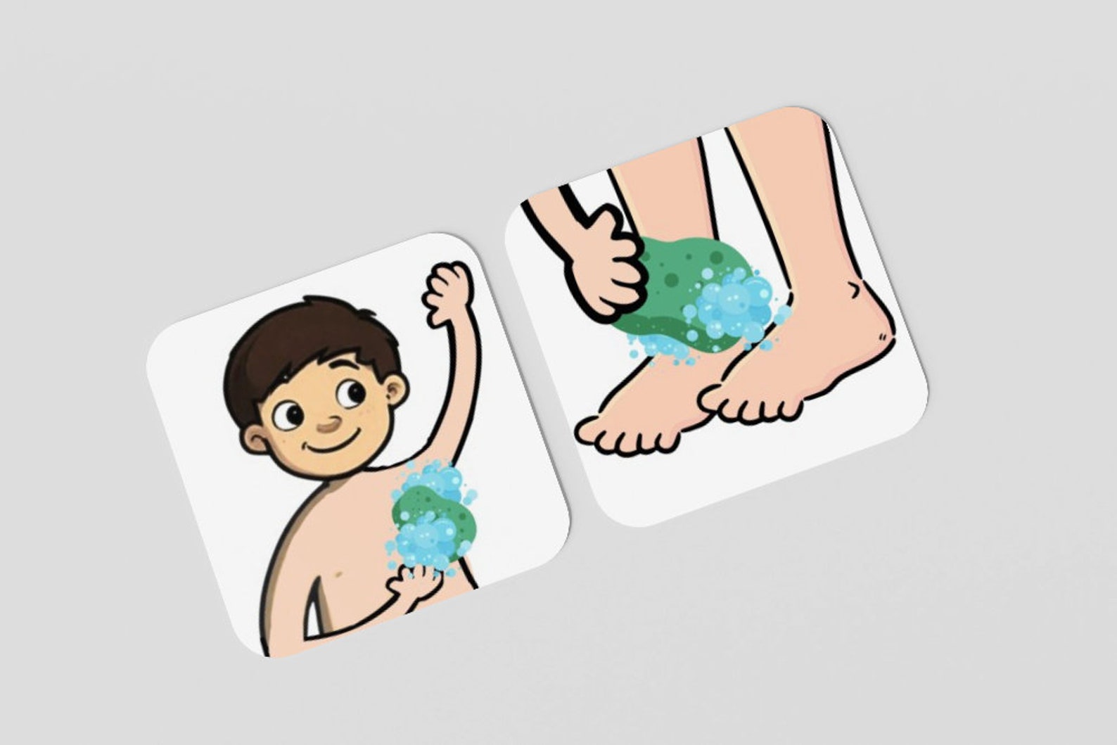 Shower Sequence for Boys, Autism AAC, Communication Visual, Special ...
