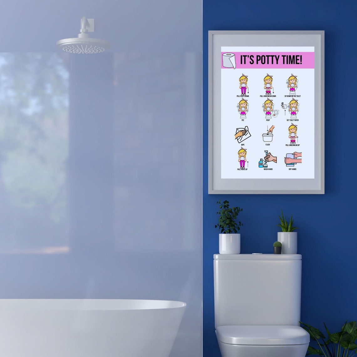 Potty Training Sequence for Girls, Non Verbal Autism, Life Skills for ...