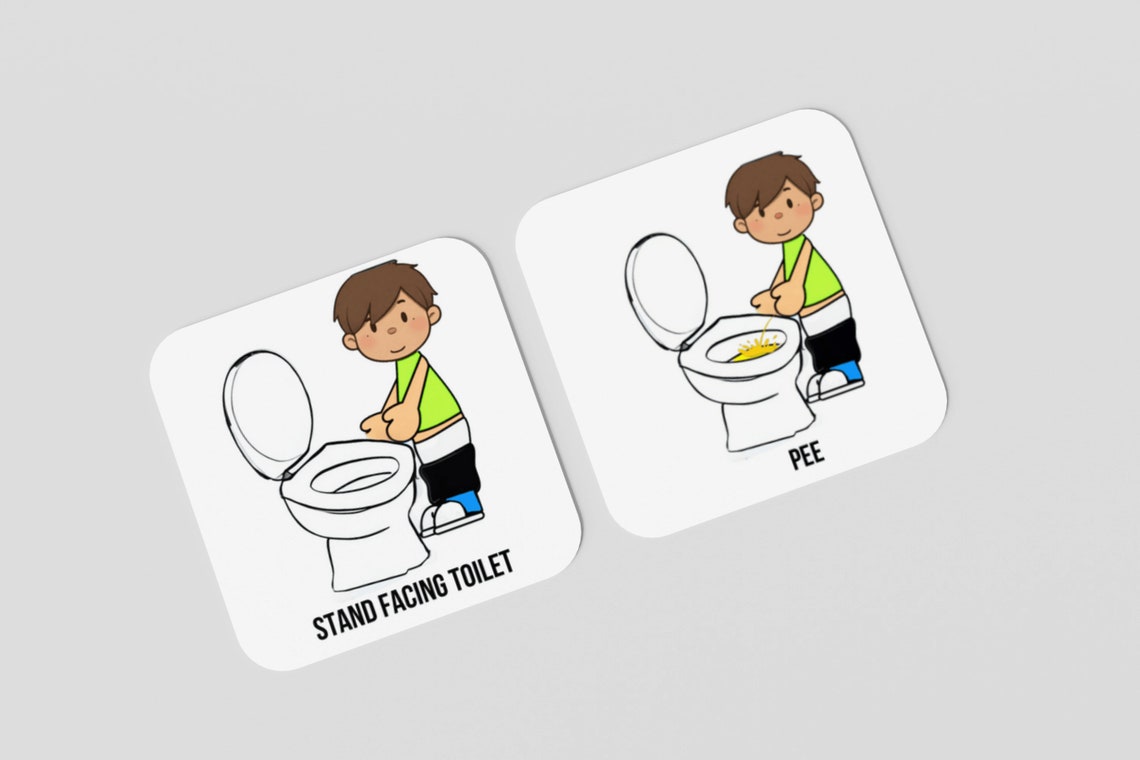 Potty Training Sequence for Boys, Non Verbal Life Skills for Autistic ...