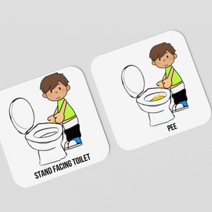 Potty Training Sequence for Boys, Non Verbal Life Skills for Autistic ...