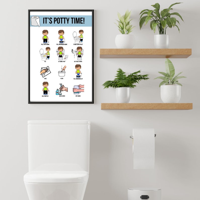 Potty Training Sequence for Boys, Non Verbal Autism, Life Skills for ...