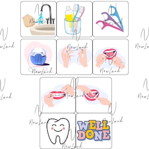 Brush Your Teeth Communication Visual, Dental Health, Life Skills for ...