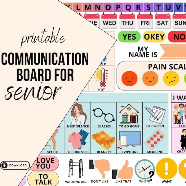 Communication Board - Etsy