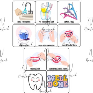 Brush Your Teeth Communication Visual, Dental Health, Life Skills for ...