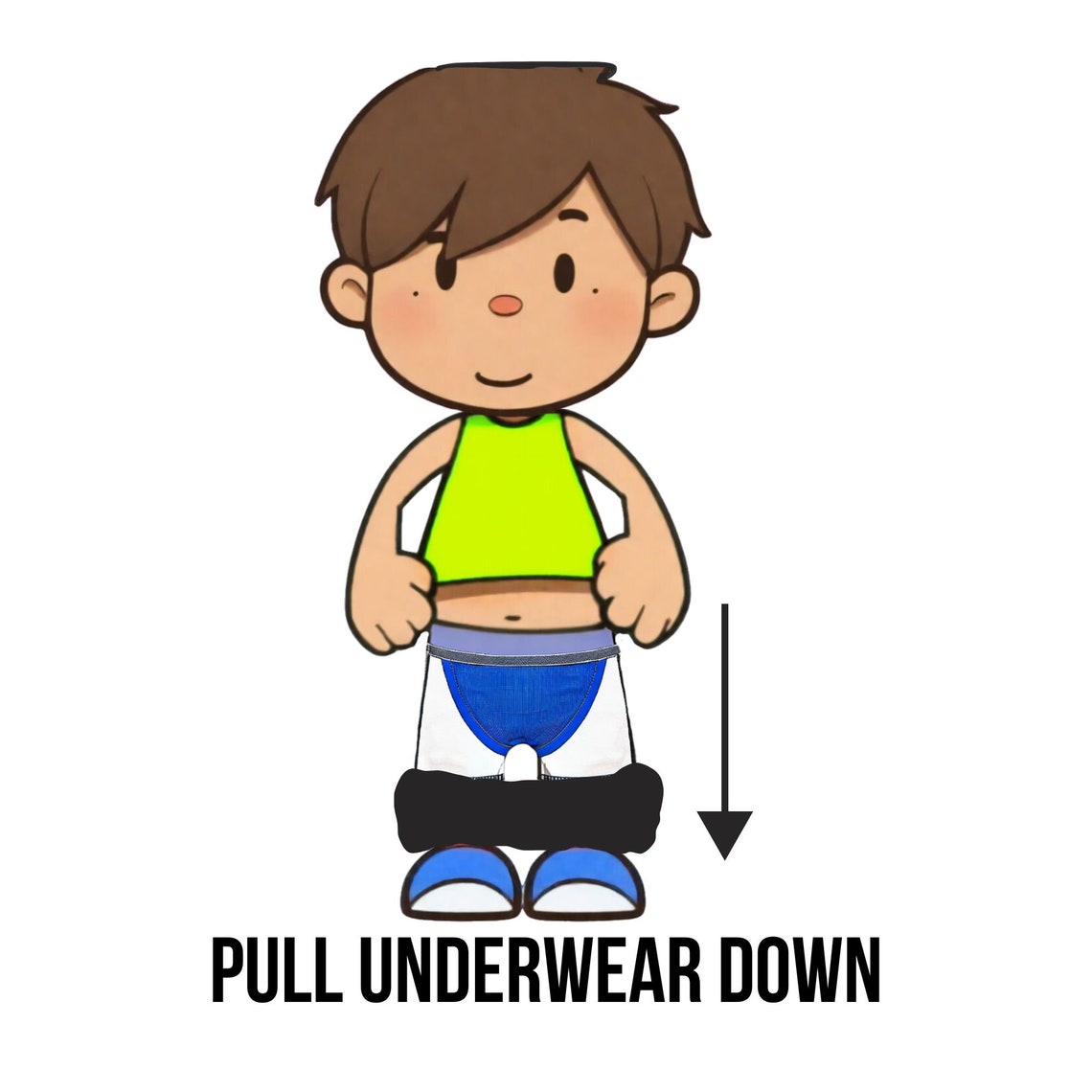 Potty Training Sequence for Boys, Non Verbal Life Skills for Autistic ...