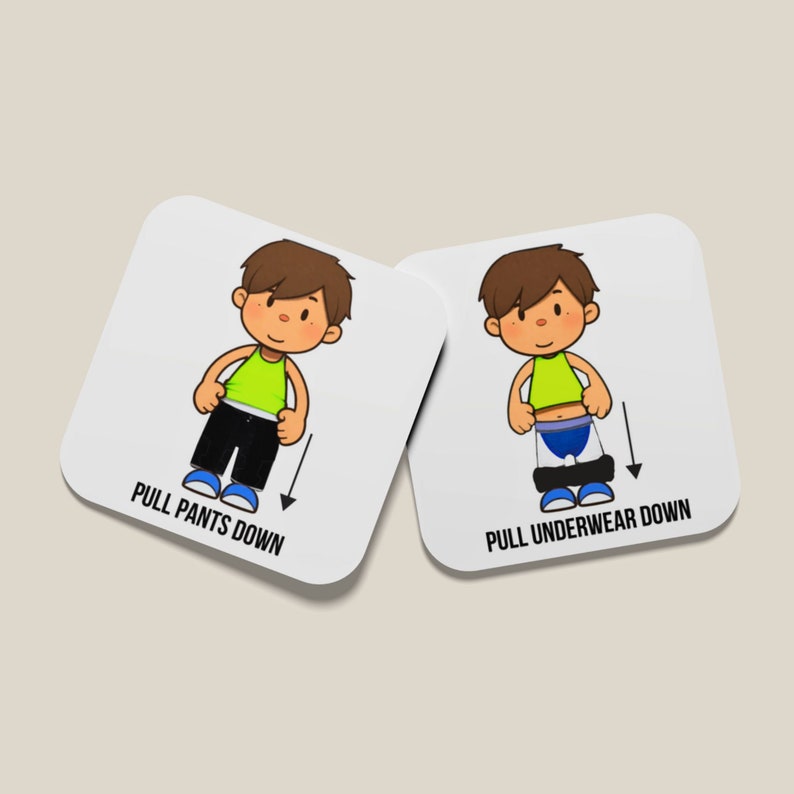 Potty Training Sequence for Boys, Non Verbal Life Skills for Autistic ...