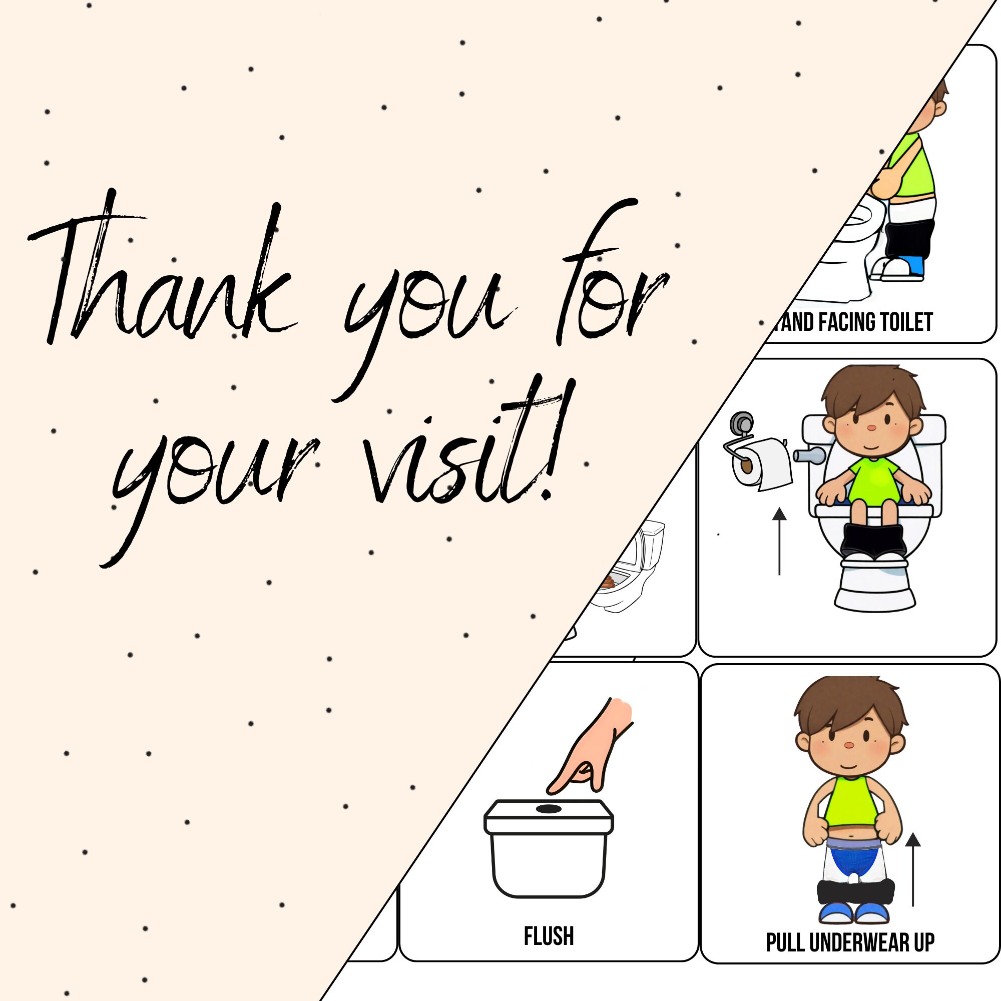 Potty Training Sequence for Boys, Non Verbal Life Skills for Autistic ...