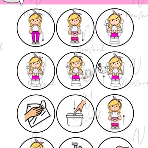 Potty Training Sequence for Girls, Non Verbal Autism, Life Skills for ...