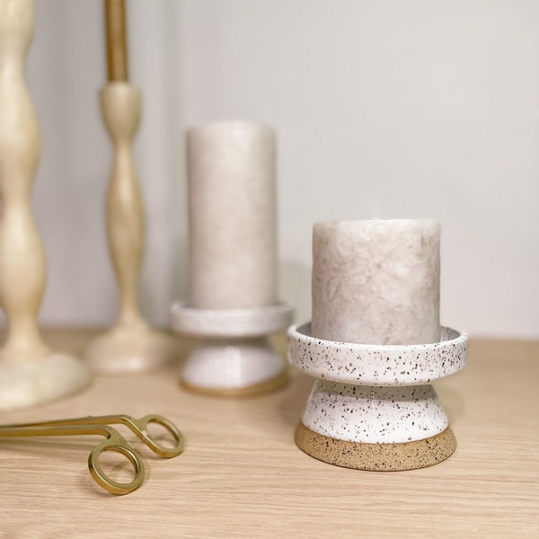 Ceramic Candle Stand - Etsy