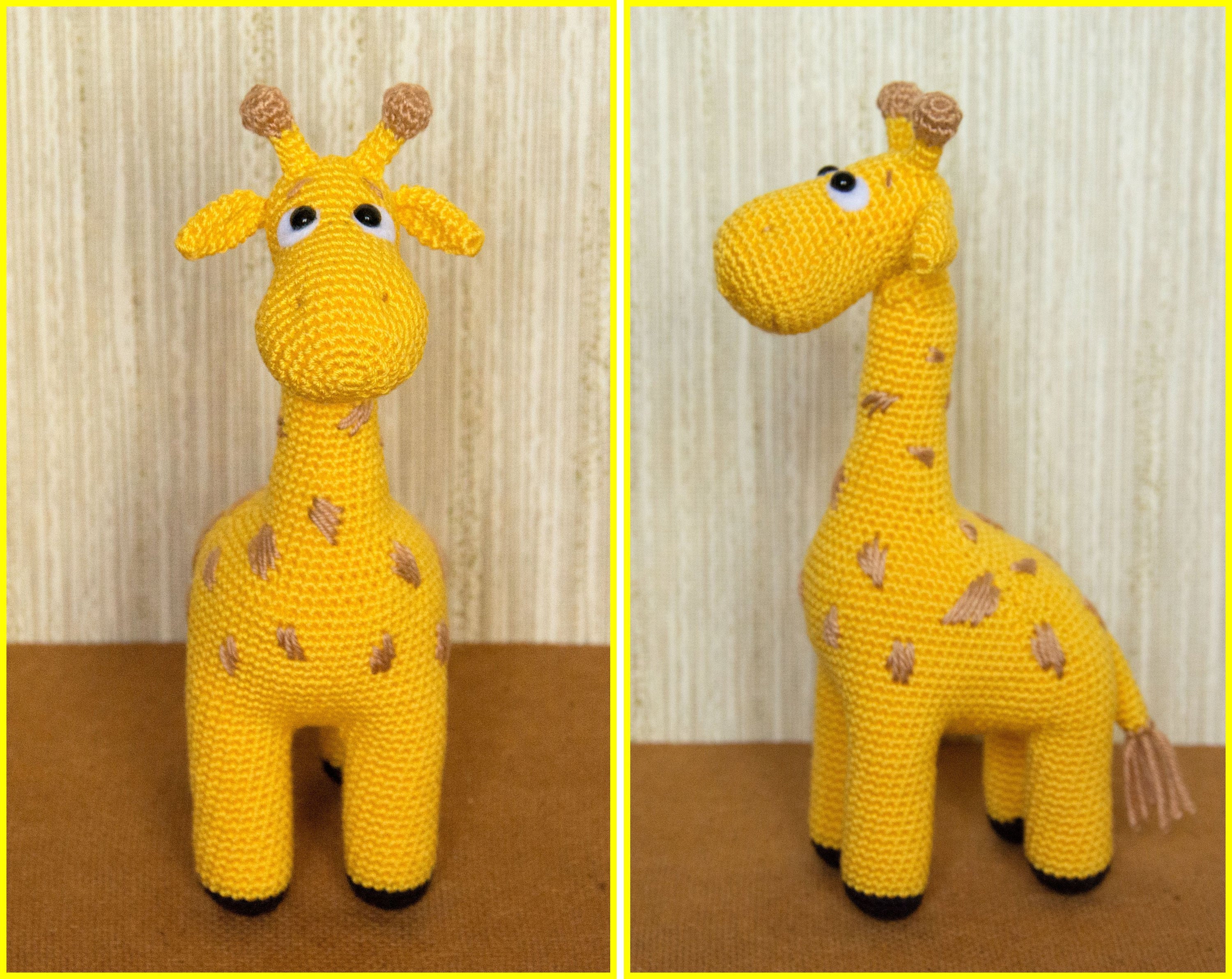 Giraffe Crochet Pattern/pdf Crochet Tutorial/crochet Giraffe Amigurumi ...