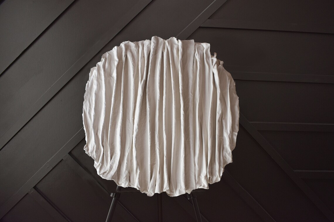 Round Original Abstract White Wall Art Modern Wall Art - Etsy