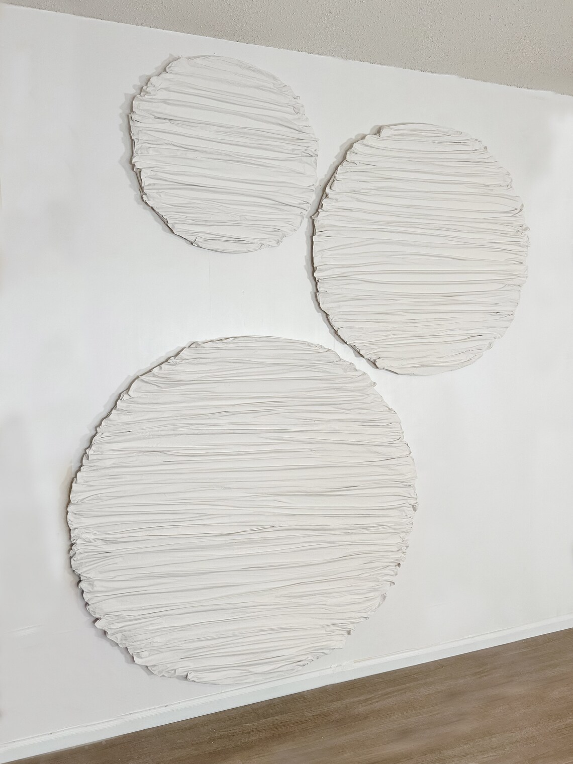 Round Original Abstract White Wall Art Wall Sculpture - Etsy