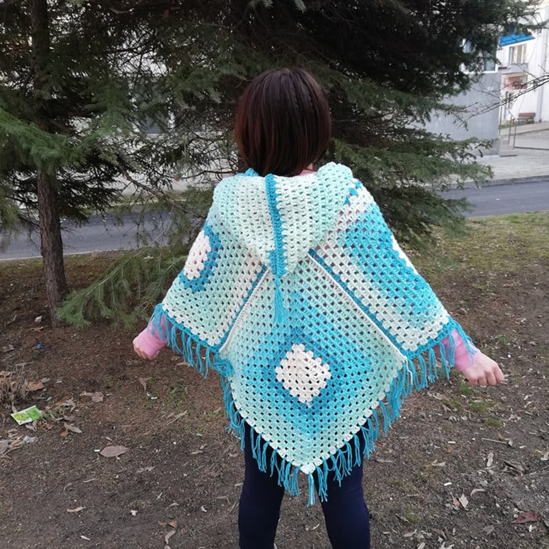 Hand Crochet Poncho Handmade Poncho Women Ponchos Poncho With Hood - Etsy