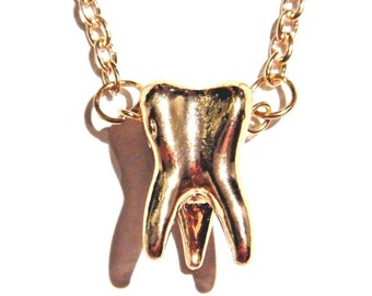 Human tooth necklace | Etsy