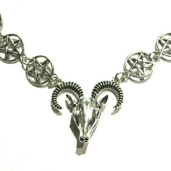 Goat Head Pendant - Etsy