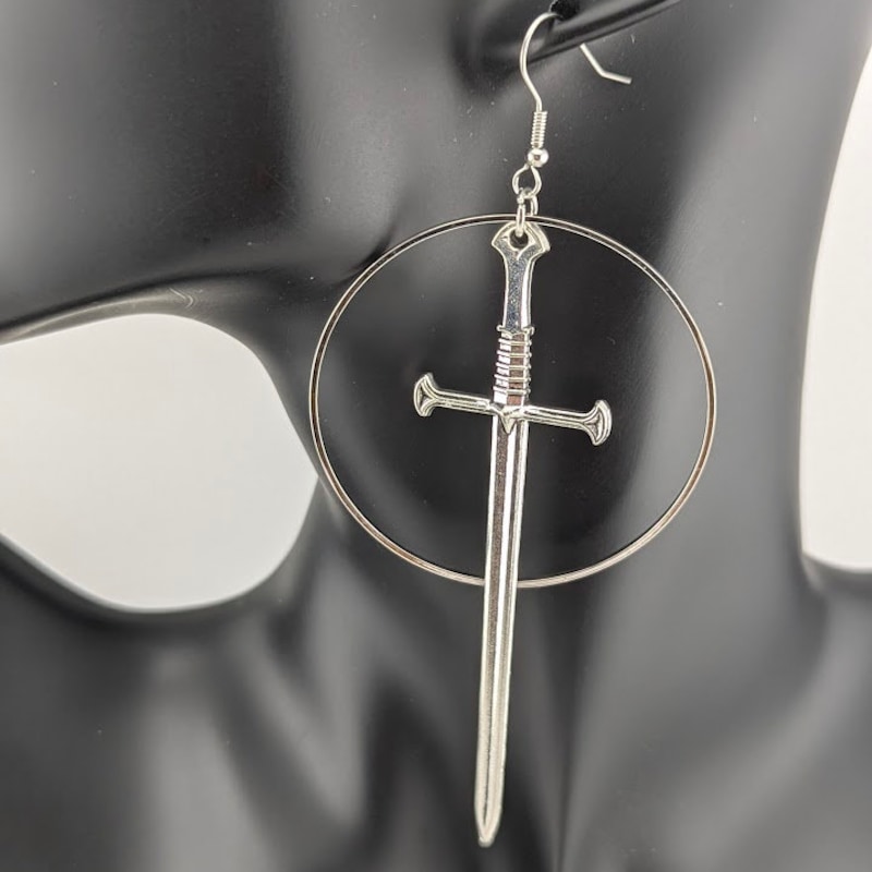 Sword Earrings - Etsy