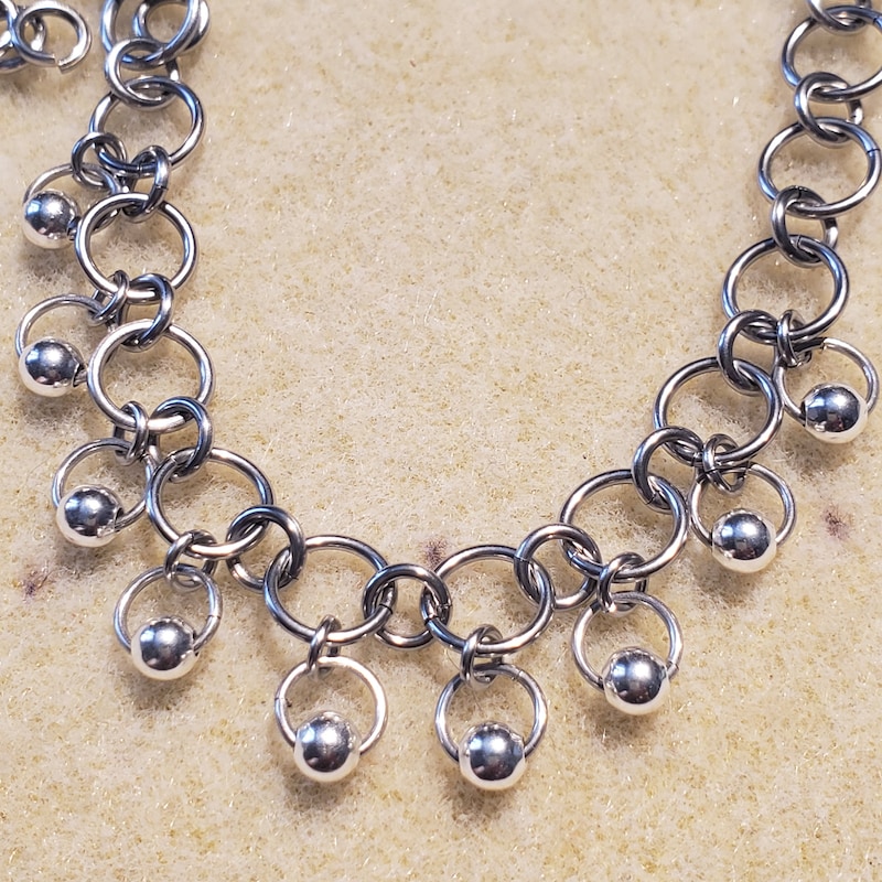 Chainmail Anklet - Etsy