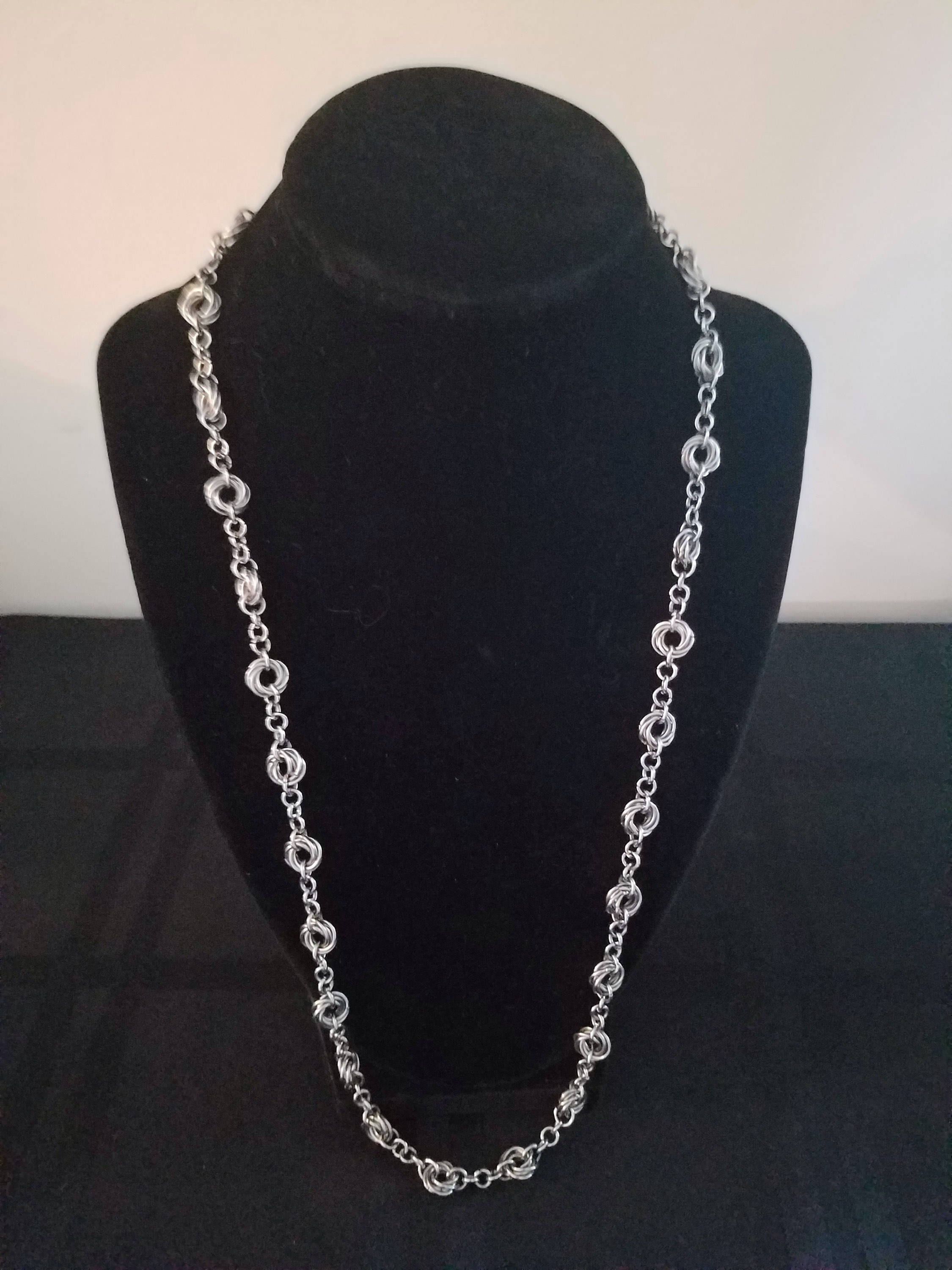 Handmade Chainmaille Stainless Steel Necklace - Etsy