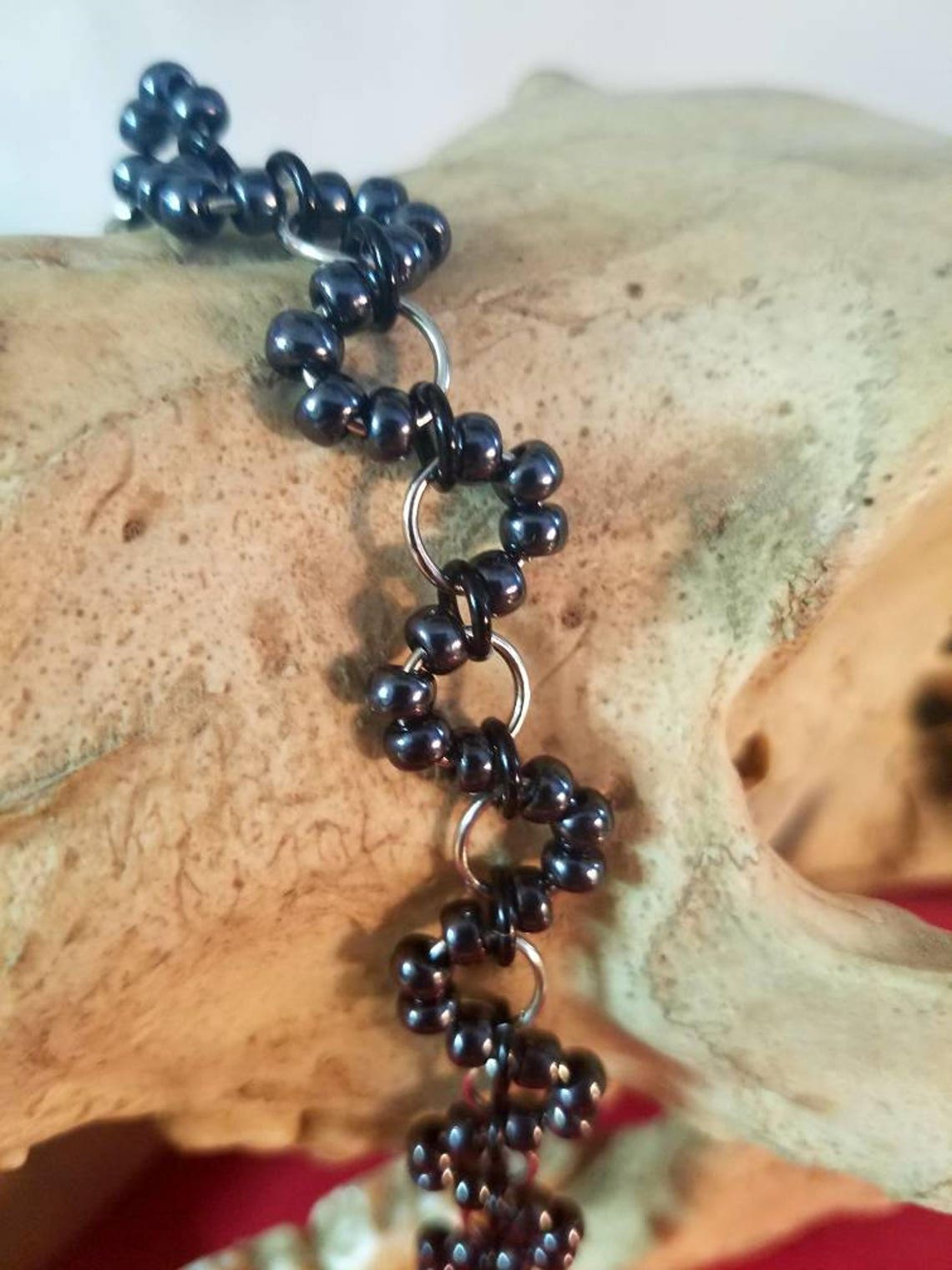 Handmade Chainmaille & Stainless Steel and Anodized Aluminum Beaded ...