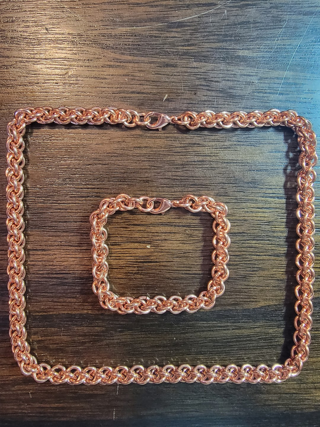 Copper Chainmaille Jewelry Free Shipping - Etsy