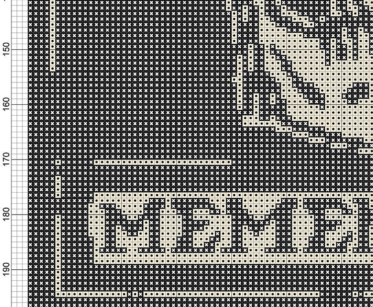 Memento Mori Cross Stitch Pattern | Skull | Death | Black and Gray ...
