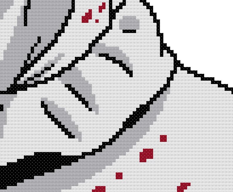 Art the Clown-inspired Cross Stitch Pattern | Terrifier | Horror ...