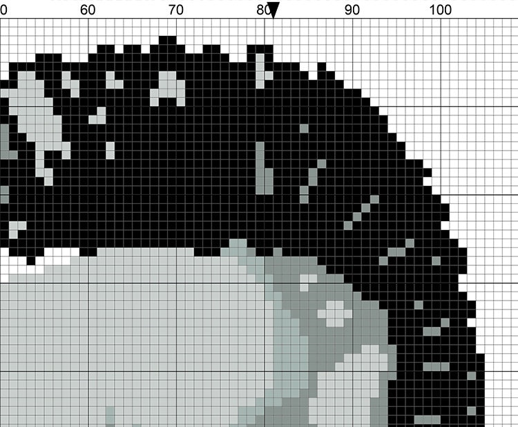 Terminator Cross Stitch Pattern Movie Arnold Schwarzenegger Science ...