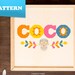 Coco Movie Title - Cross Stitch Pattern - Etsy