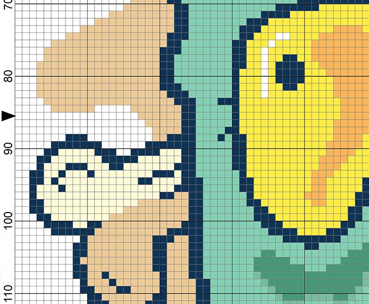 Zombie Head Cross Stitch Pattern | Horror | Halloween | Brains | Bones ...