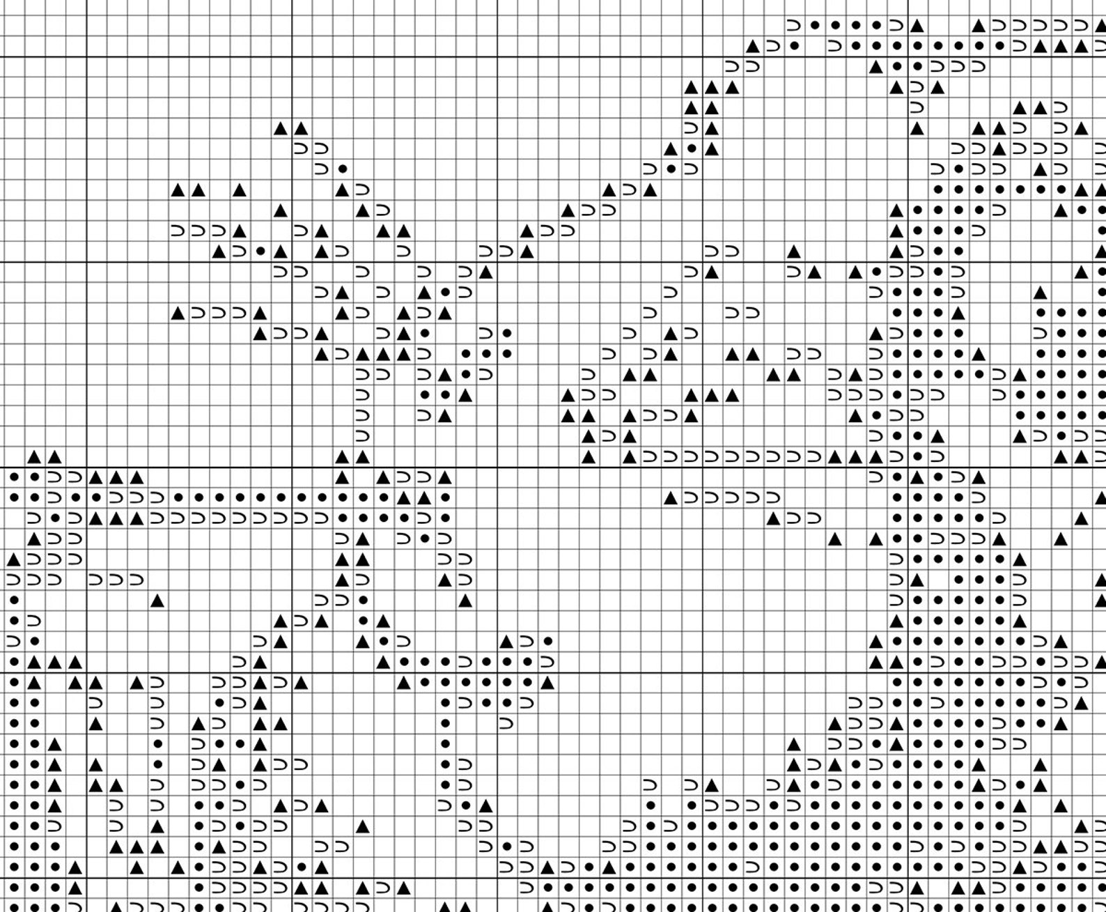 Vintage Rabbit Cross Stitch Pattern Retro White Rabbit - Etsy