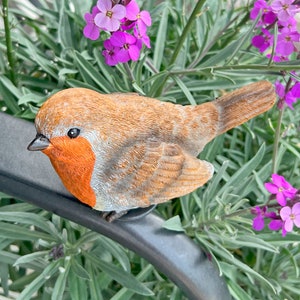 Robin Garden Bird Ornament Outdoor Animal Statue - Etsy UK
