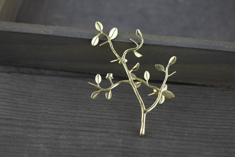 Branch Pendant Tree Connector Setting Jewelry Accessories ，brass of ...