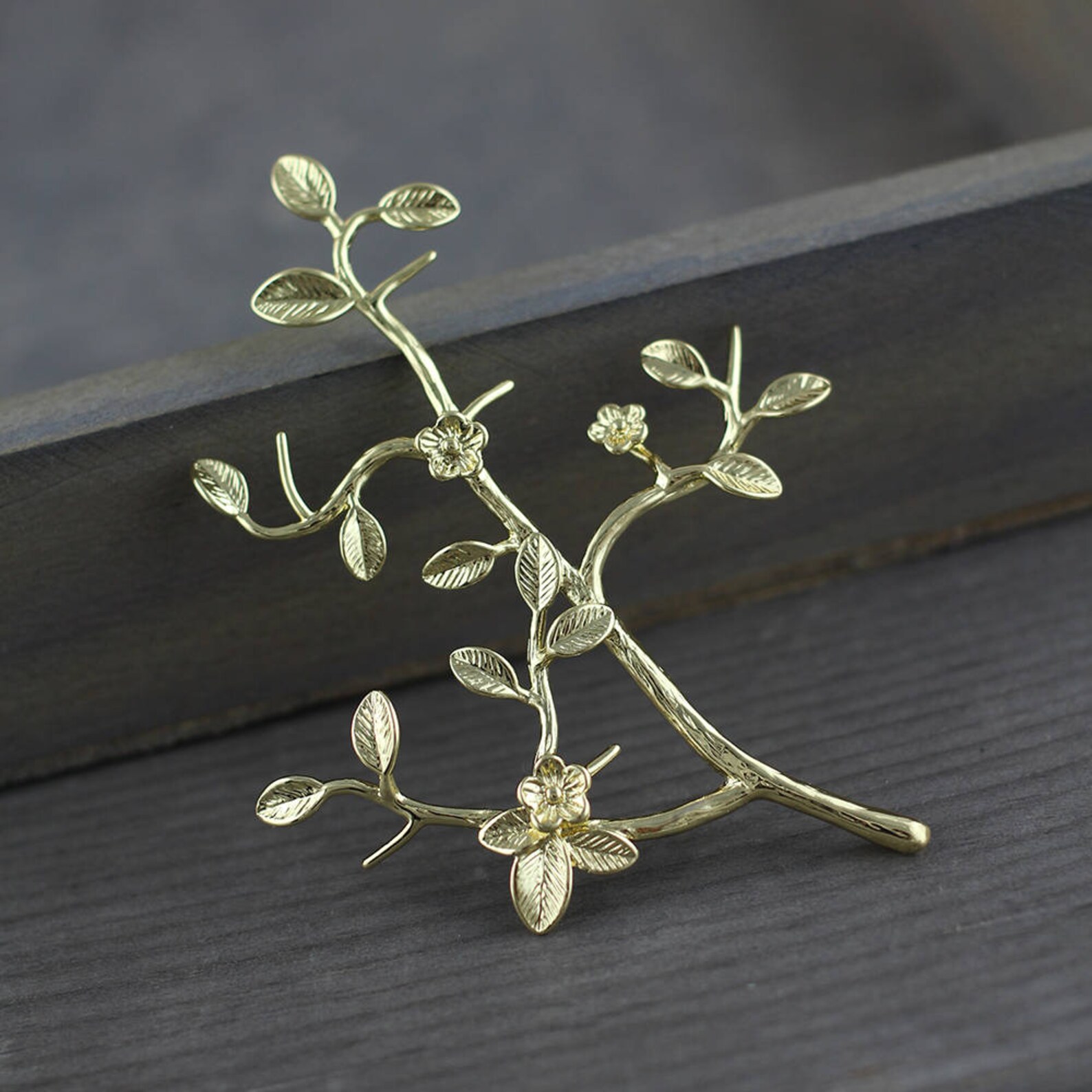 Branch Pendant Tree Connector Setting Jewelry Accessories ，brass of ...