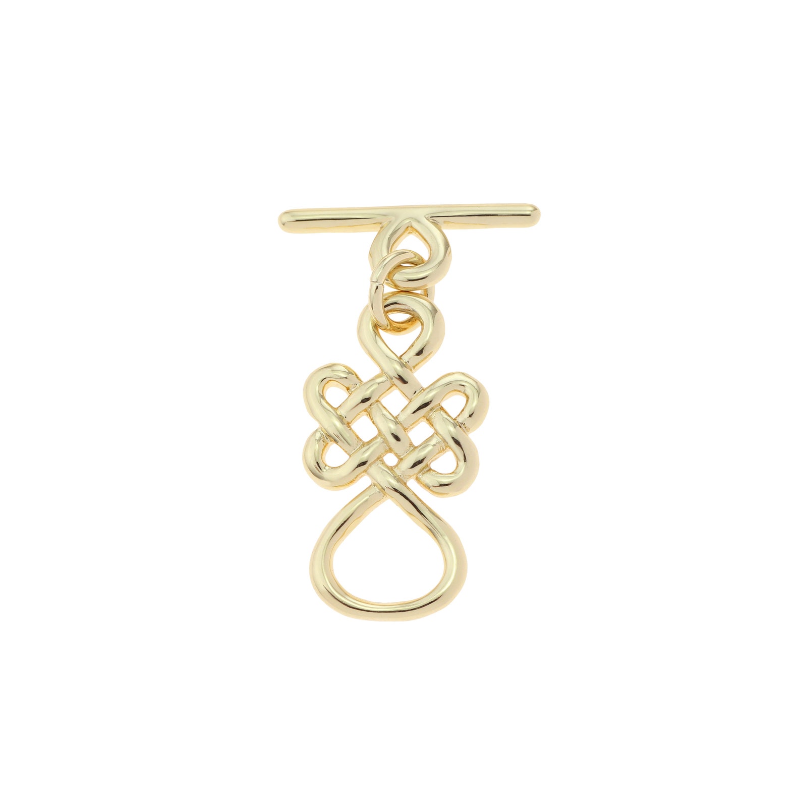 6 Sets Gold Plated Brass Celtic Knot Toggle Clasp Basic - Etsy