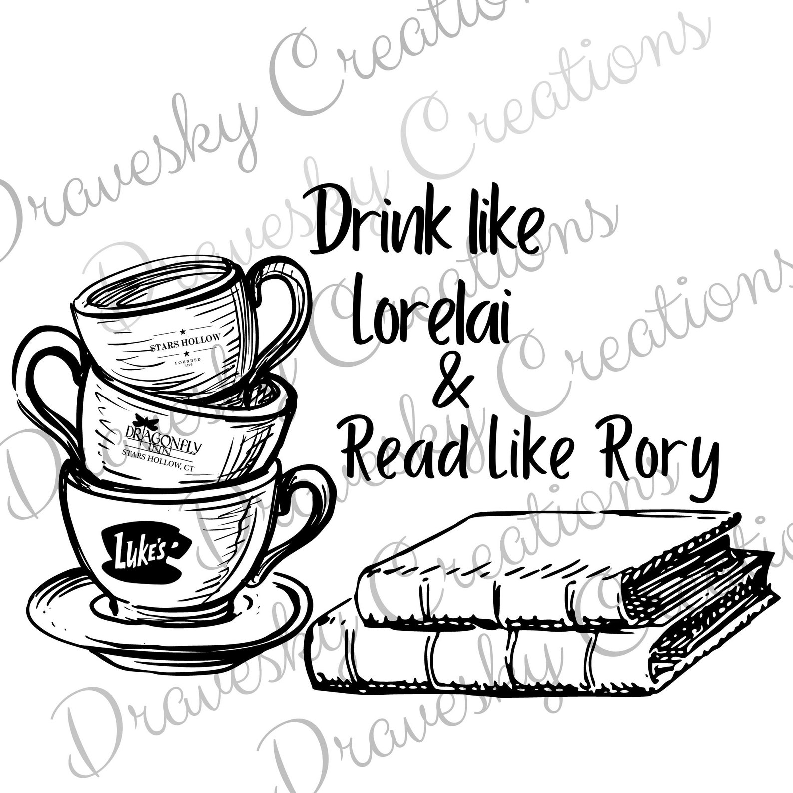 Gilmore Girl Svg Bundle, Gilmore Girl Png Bundle, Gilmore Girl Svg ...