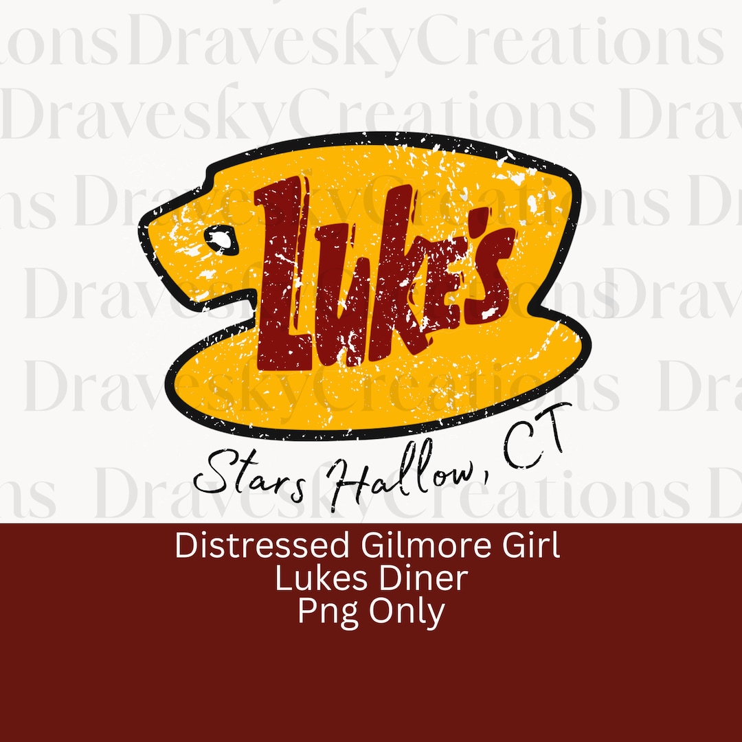 Distressed Gilmore Girl Lukes Diner Png Gilmore Girl Png Gilmore Girl ...