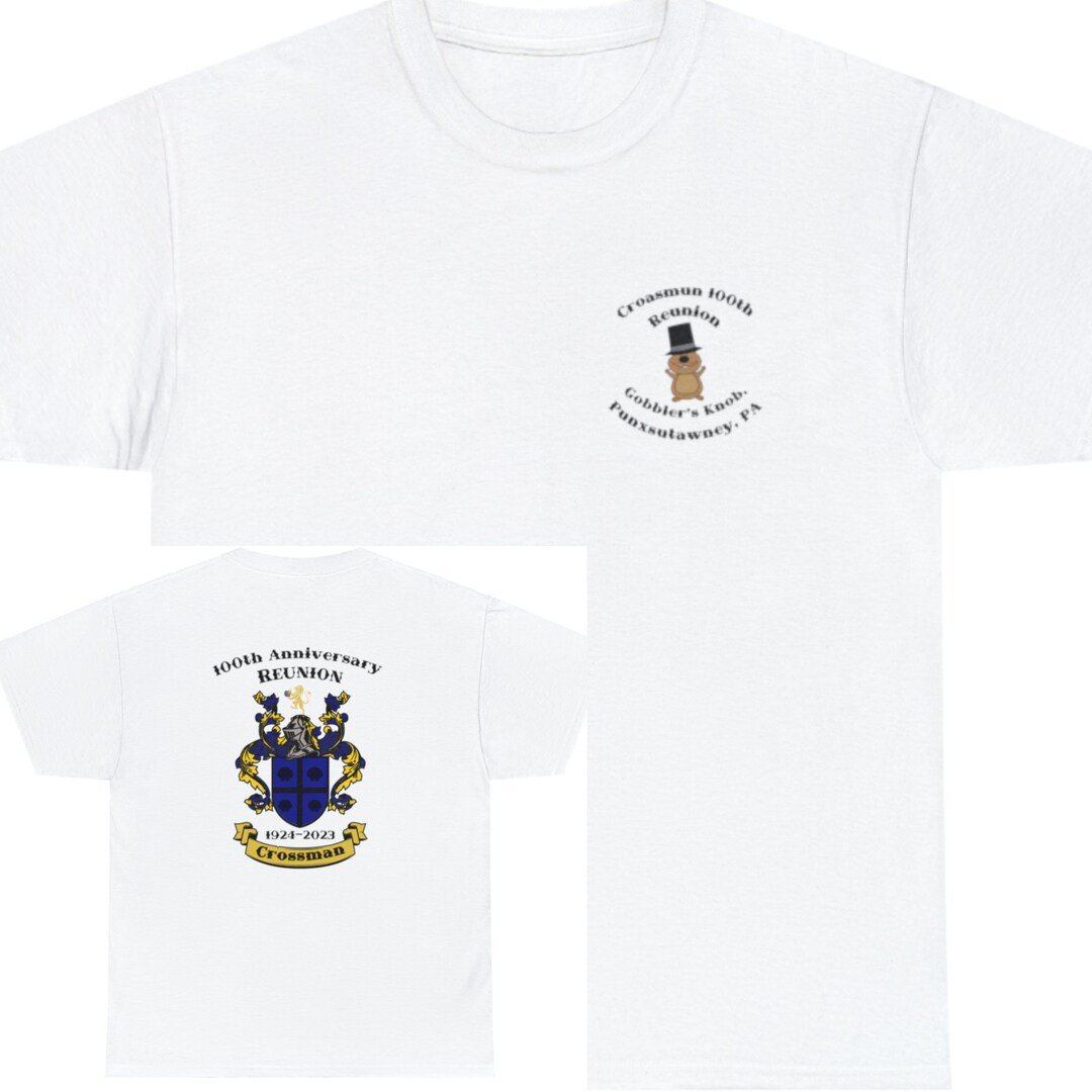 Crossman 1924-2023 100th Family Reunion T-shirt - Etsy