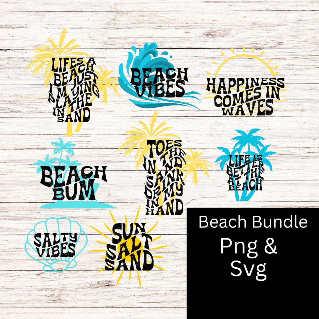 Beach Svg Bundle Beach Png Bundle Retro Beach Svg Bundle Retro Beach ...