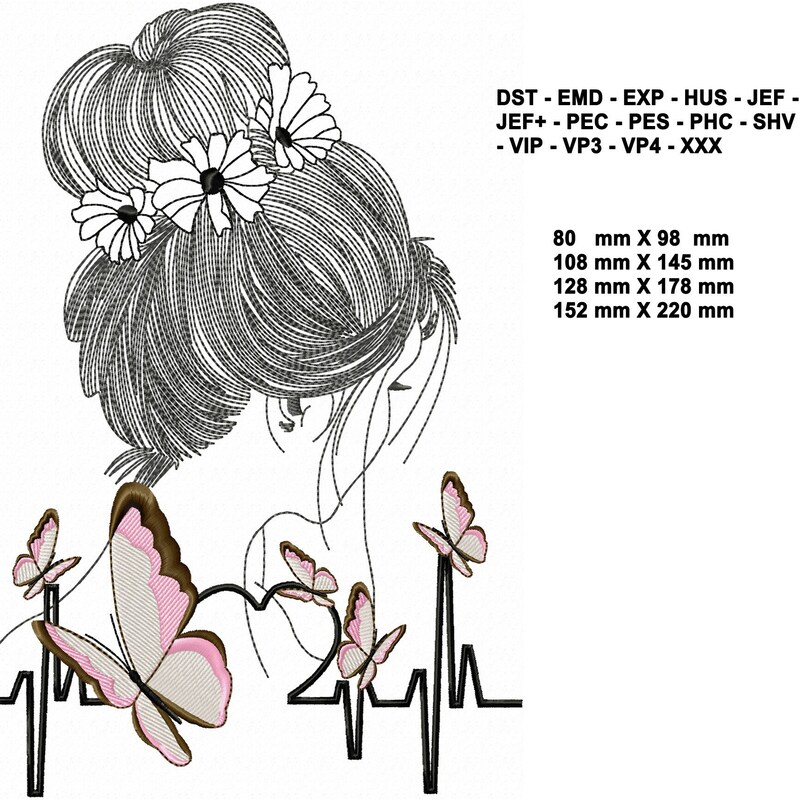 Lady Embroidery - Etsy