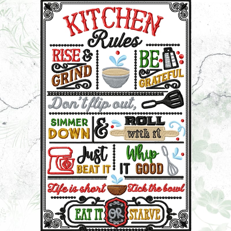 Kitchen Rules - Etsy