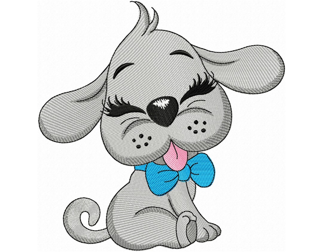 Cute Baby Dog Animal Embroidery Design Machine Embroidery Designs ...