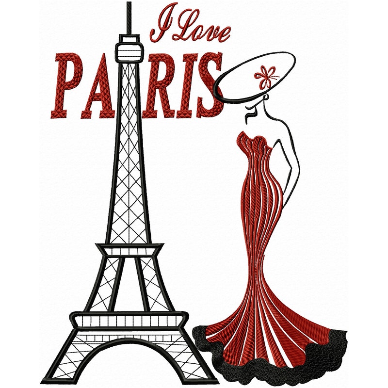 Paris Embroidery - Etsy
