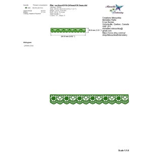 FSL Trim Embroidery Design Lace Trim Machine Embroidery, Lace Border ...