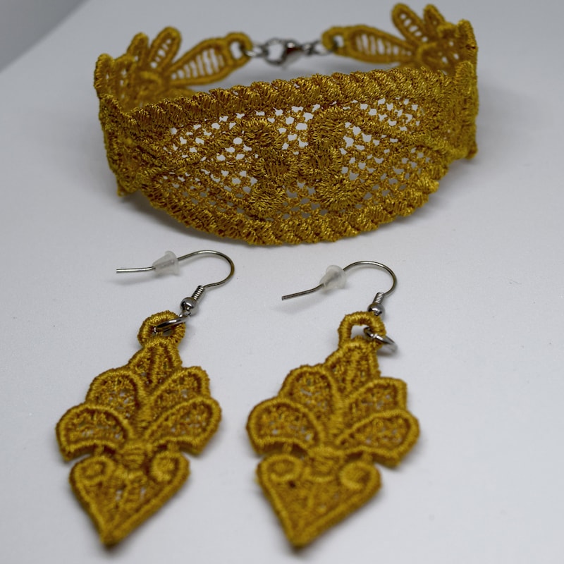 Embroidery Bracelet - Etsy